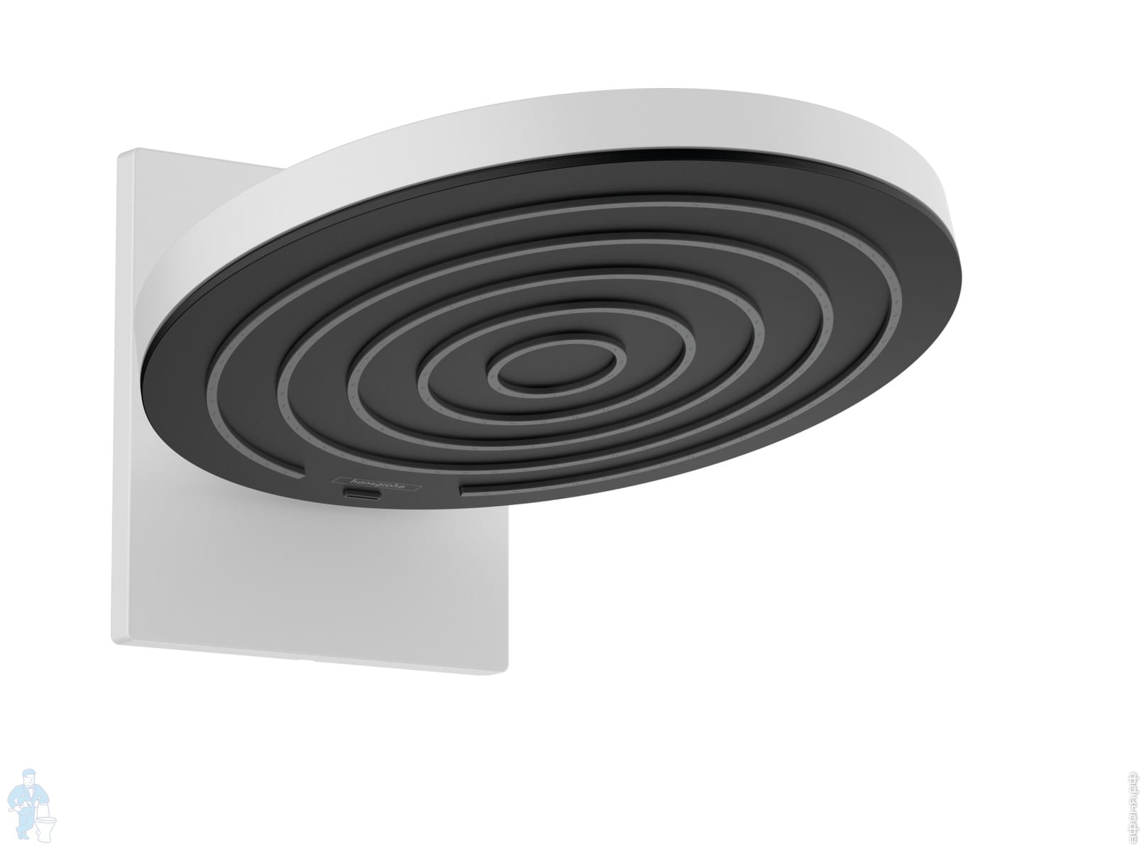 Верхний душ Hansgrohe Pulsify 24150700 260 2jet круглый с настенным ...