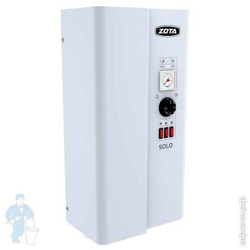 Котел электрический ZOTA 4,5 Solo одноконтурный 4,5 кВт, арт. SL 346842 0004 | Афоня.рф, цена 35 ...