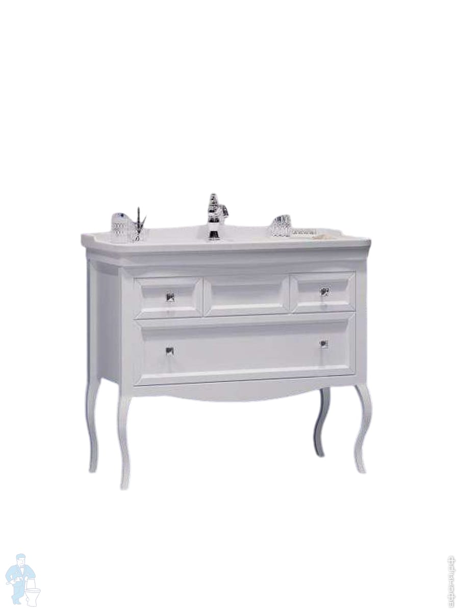 Тумба с раковиной Opadiris Валери 105 (1060х500х960) напольная, белый 4640021063583+00-00006751 ...