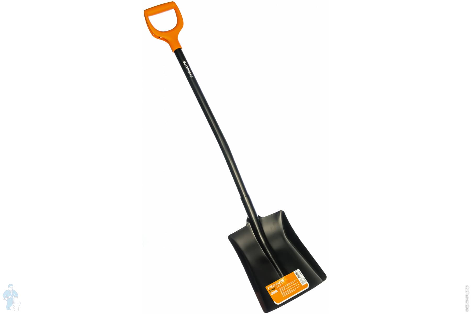 Лопата совковая FISKARS Solid для бетона 1026682 | Афоня.рф