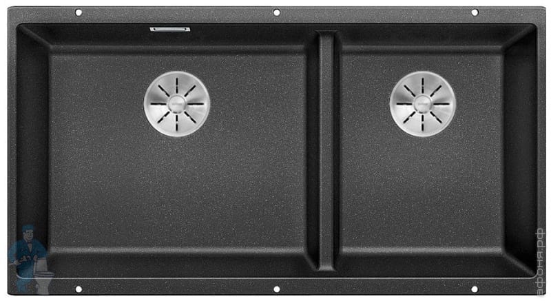 Мойка под столешницу BLANCO Subline 480/320-U (855х460) антрацит ...